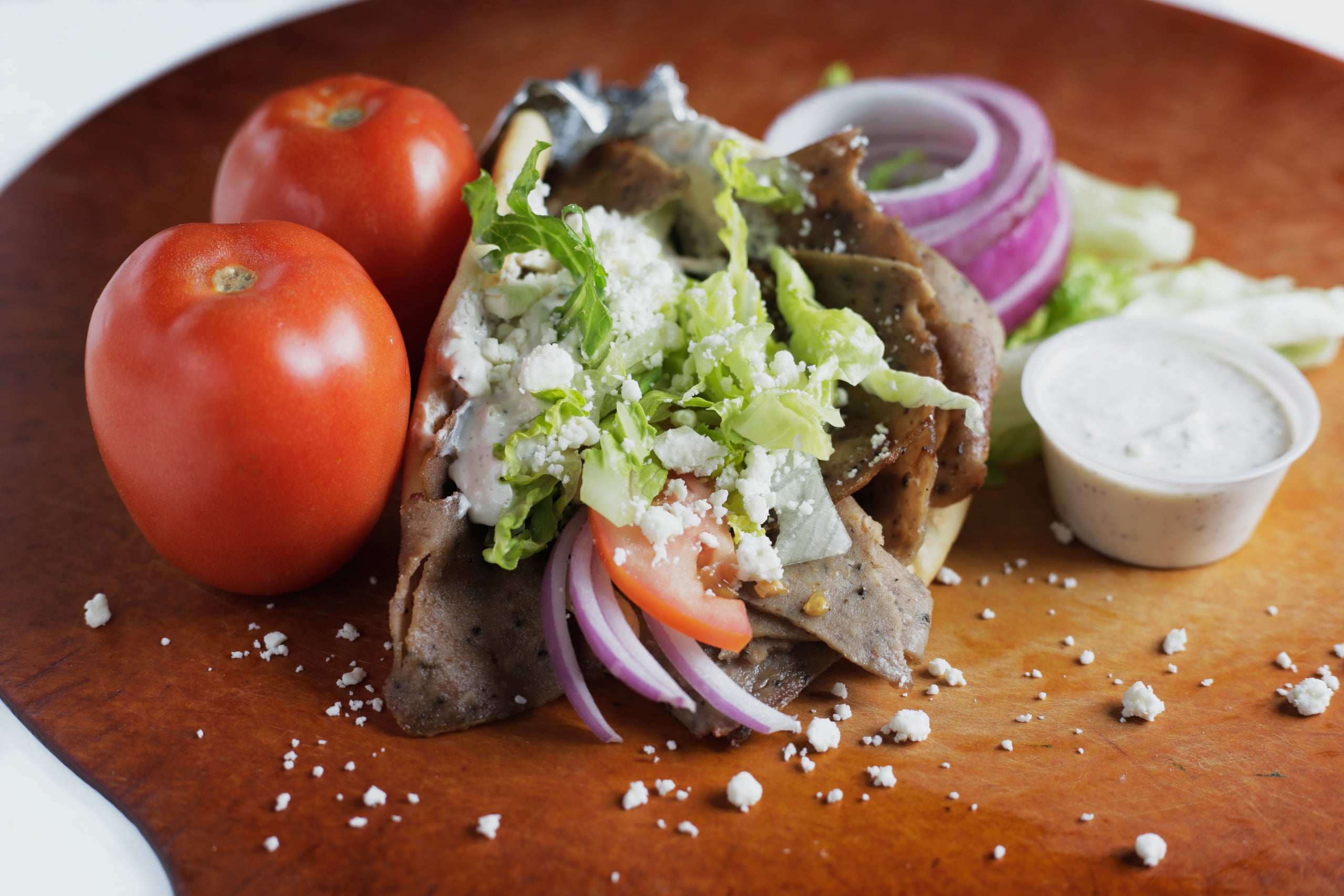 Greek-Style Gyros | Can Am Pizza